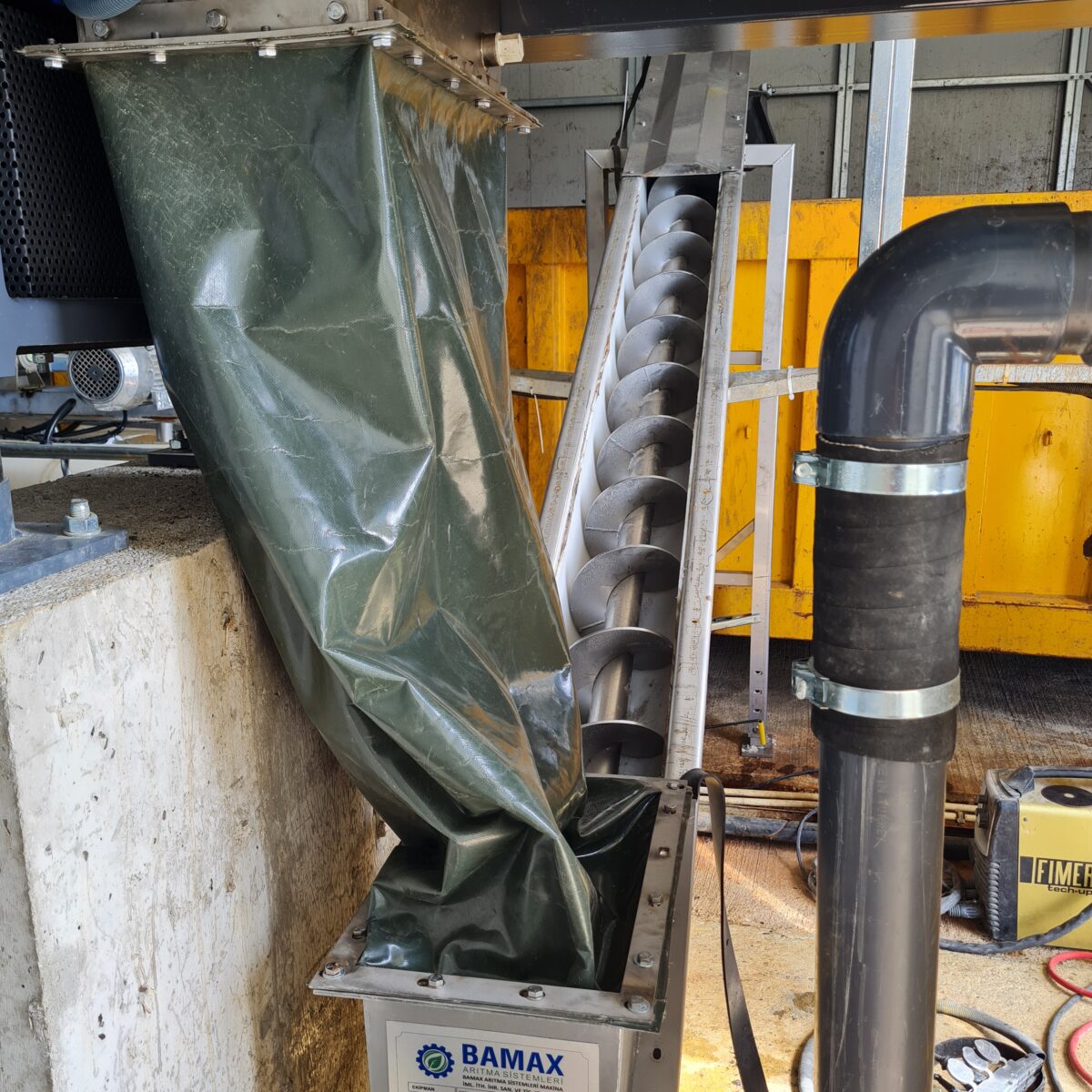 Spiral Helezon Konveyör - Bamax Aritma